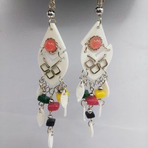 Jewelry | Peruvian Earrings In Alpaca And Natural Stone | Poshmark